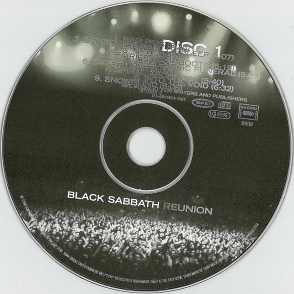 Black Sabbath - Reunion (CD) | Дюкян Меломан