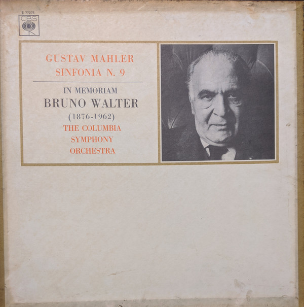 Gustav Mahler / Bruno Walter Conducting Columbia Symphony Orchestra - Symphony No. 9 (Vinyl ...