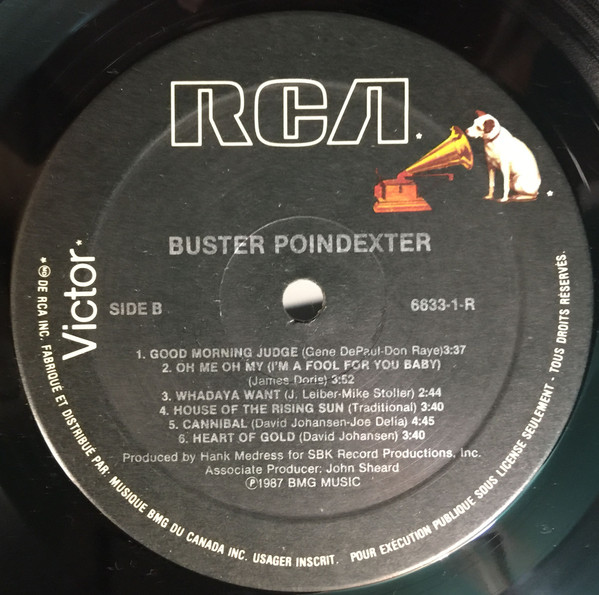 Buster Poindexter - Buster Poindexter (Vinyl) | Дюкян Меломан
